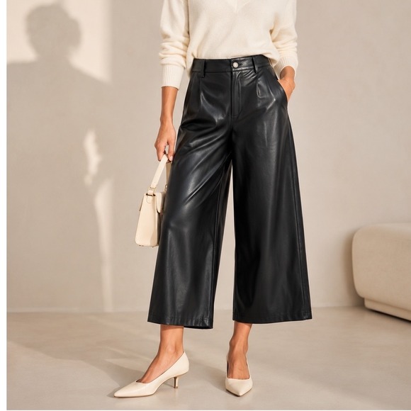 Banana Republic | Pants & Jumpsuits | Banana Republic Wide Leg Crop ...